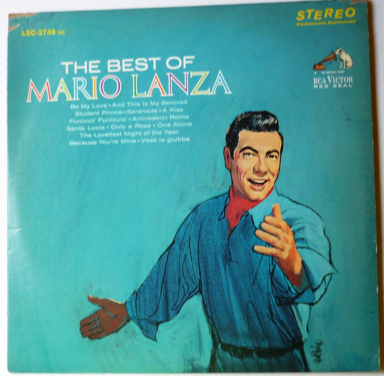 The Best of Mario Lanza lp Stereo