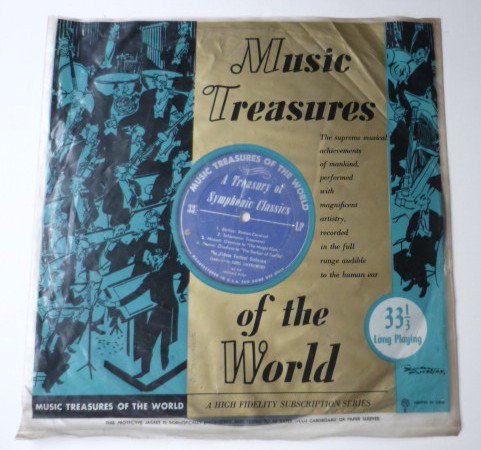 Music Treasures of the World A Treasury of Symphonic Classics lp