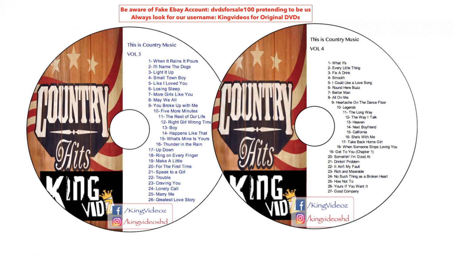 2018 Country Music Video Collection 2 DVDs LANCO Florida Georgia Line ...