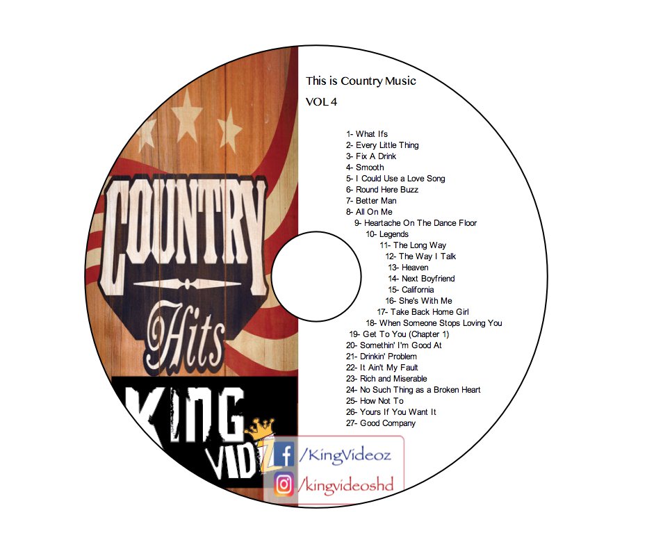 2018 Country Music Video Collection 2 DVDs LANCO Florida Georgia Line ...