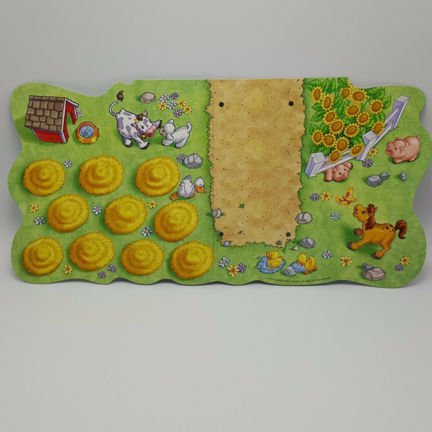 Old MacDonald Had A Farm Game 2002 Hasbro Replacement board Preschool