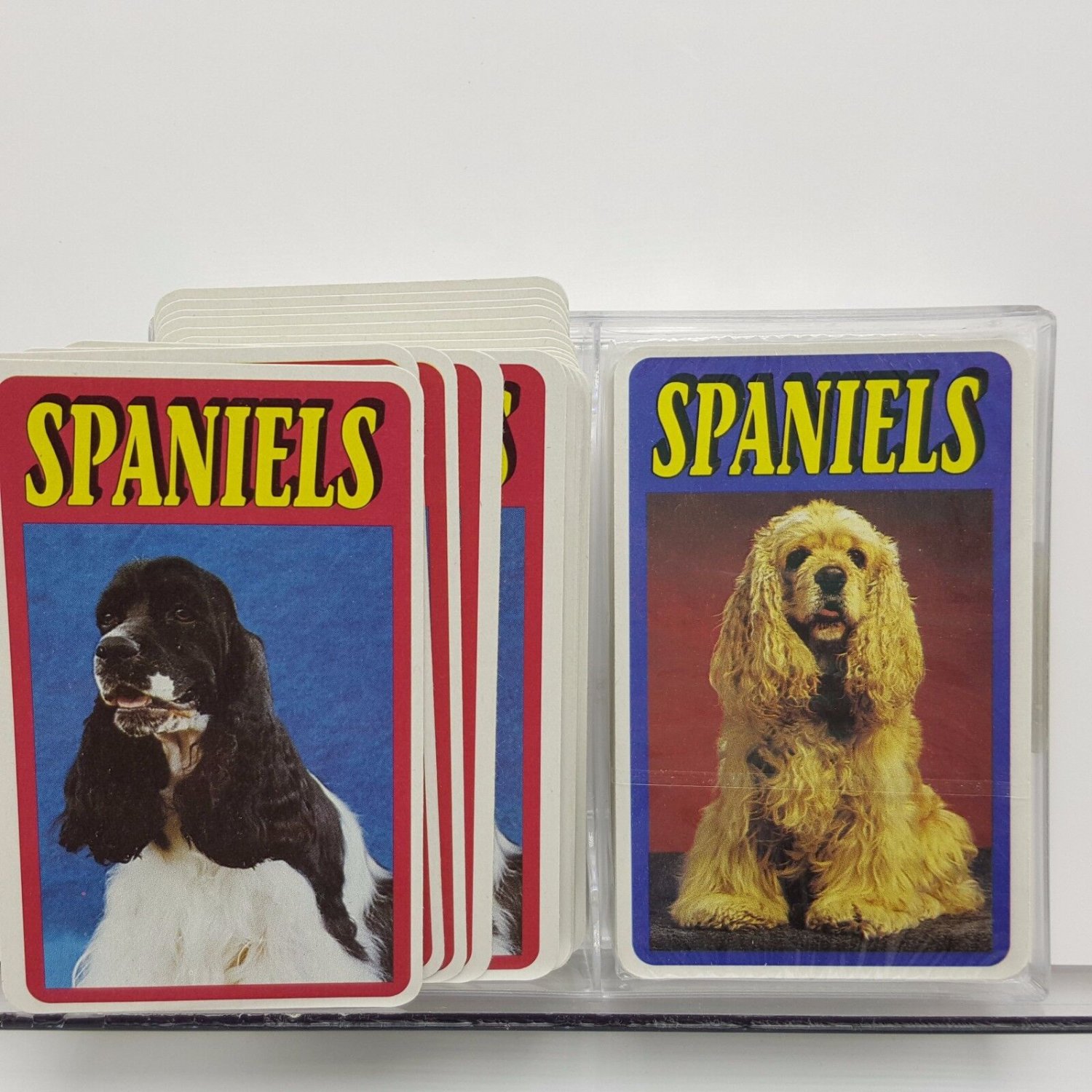 Spaniels Playing Cards 2 deck Set Dogs Ivory Tower 1988 English ...