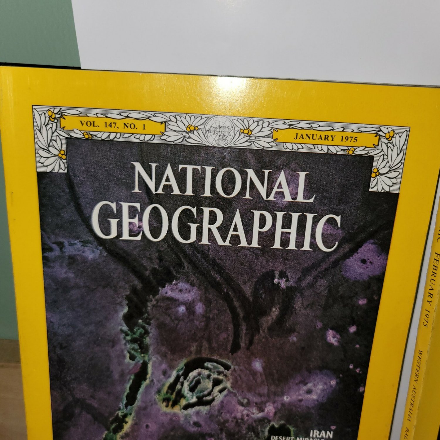 National Geographic Magazine 1975 Full Year 12 Inserts Monthly Shark ...