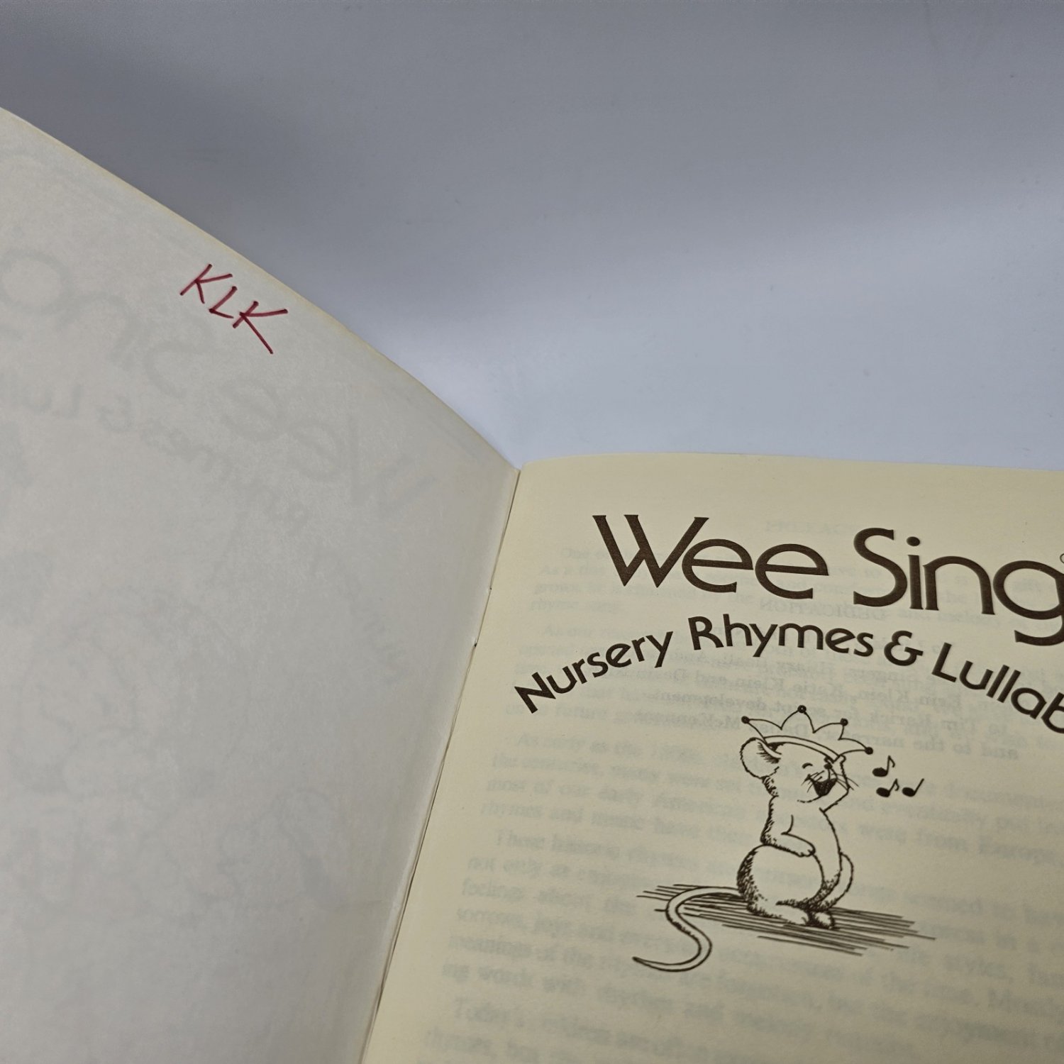 Wee Sing Nursery Rhymes Lullabies Cassette Tape Book Music 1985 Baby ...
