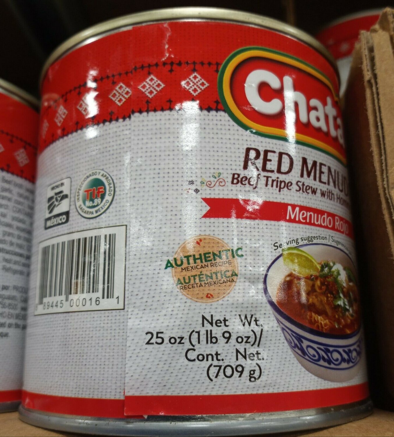 (5 Pack) Chata Red Menudo Beef Tripe Stew with Hominy Soup - 25 oz ...