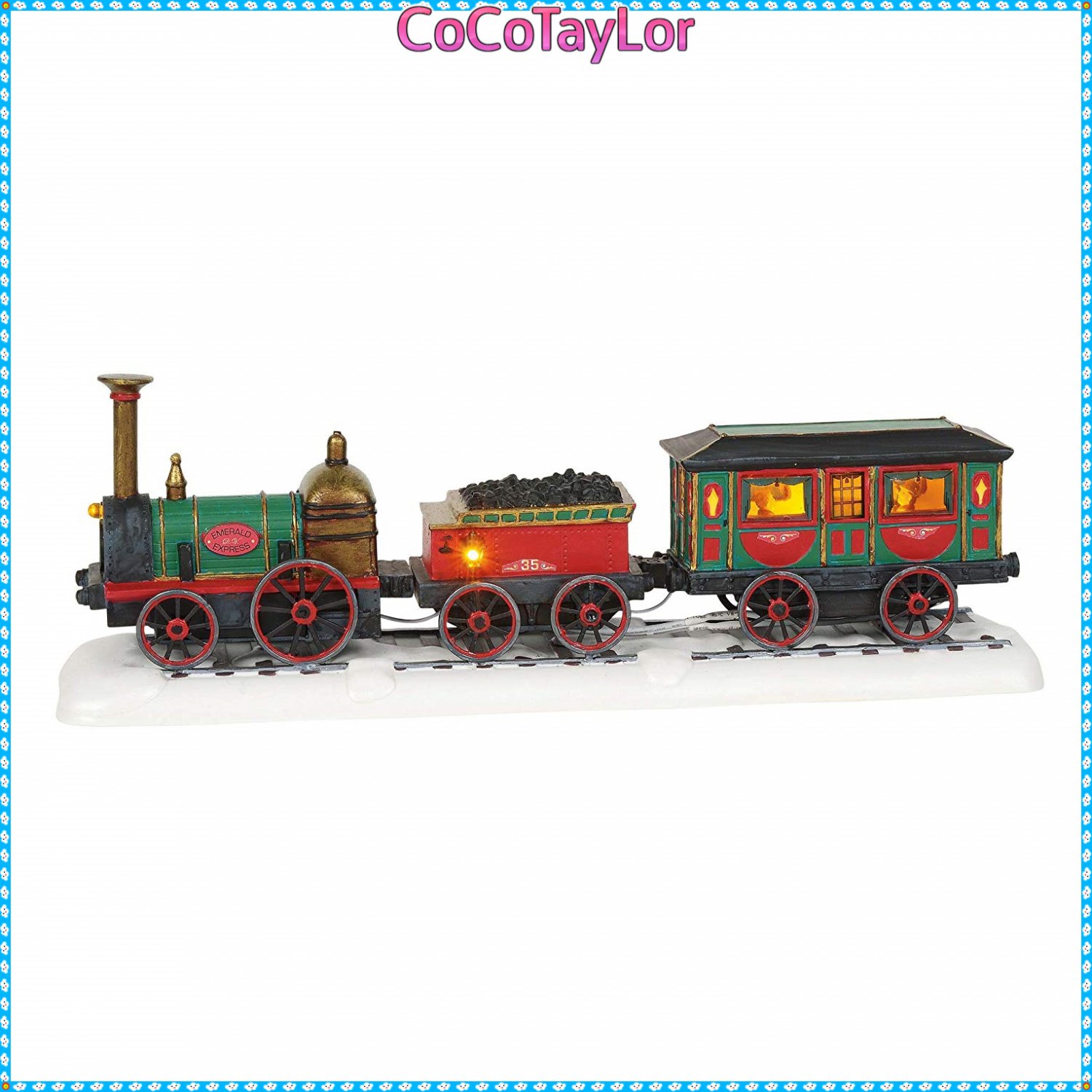 Department 56, Free Shipping, The Emerald Express Train
