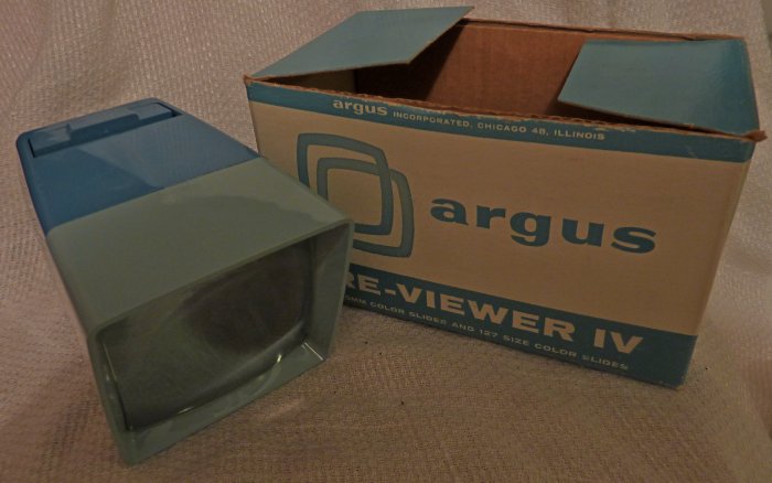 Argus Pre-Viewer IV for 35mm slides & 127 slides NIB