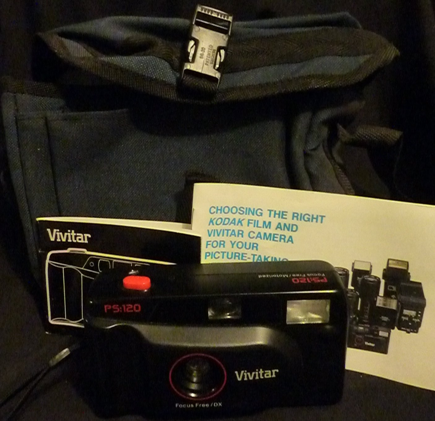 Vivitar PS:120 Point and Shoot Camera -field case