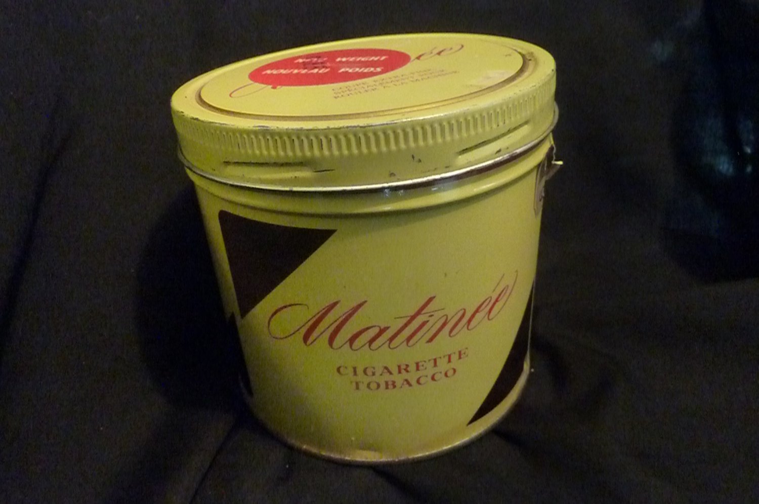 Matinee Cigarette Tobacco Can