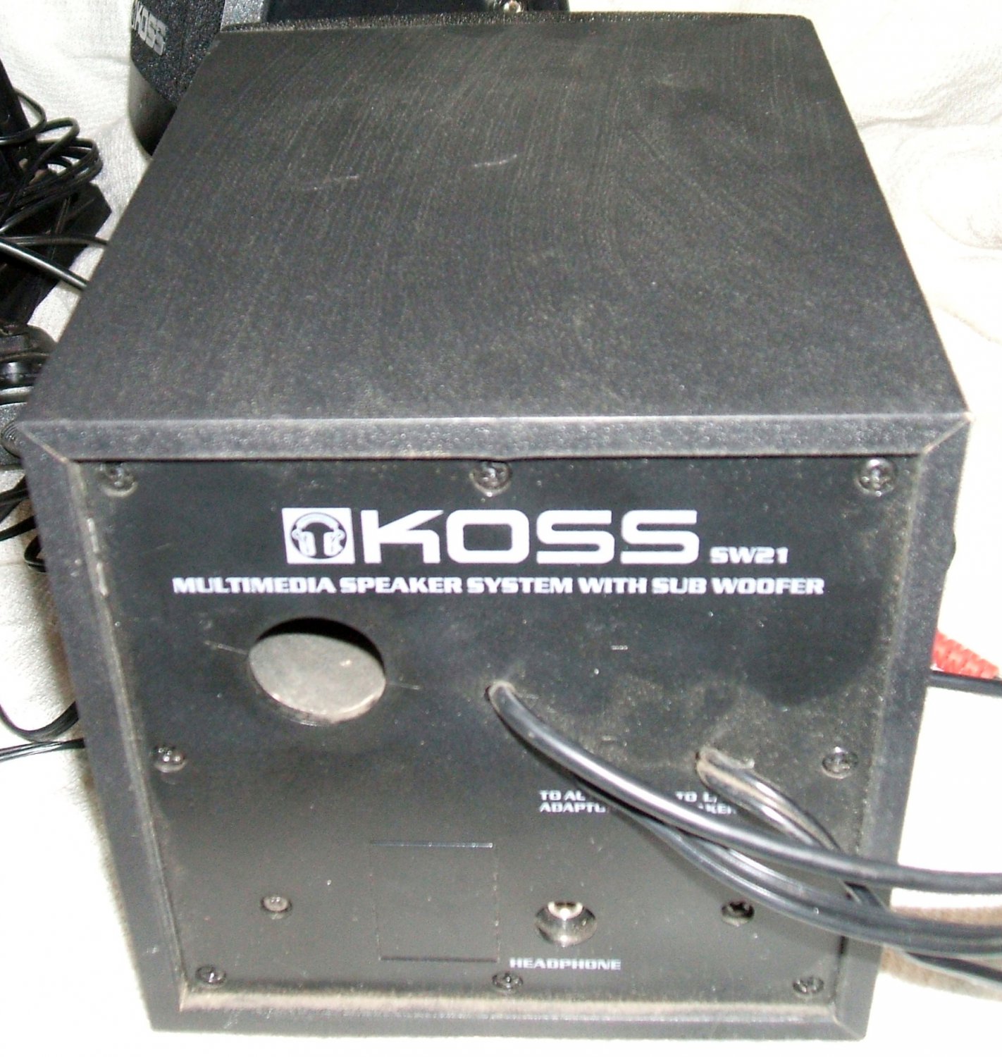 Koss SW21 Multimedia Speaker System with Subwoofer