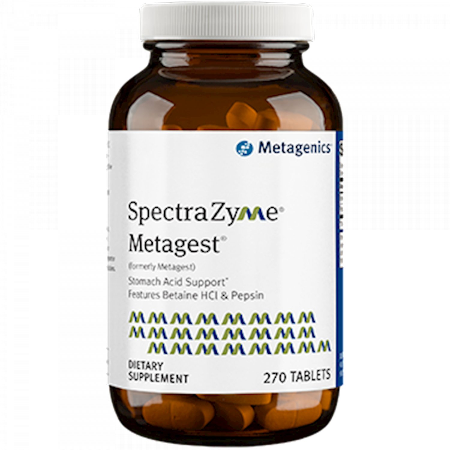 Metagenics SpectraZyme Metagest 270 Tablets - 14 B Day Ship