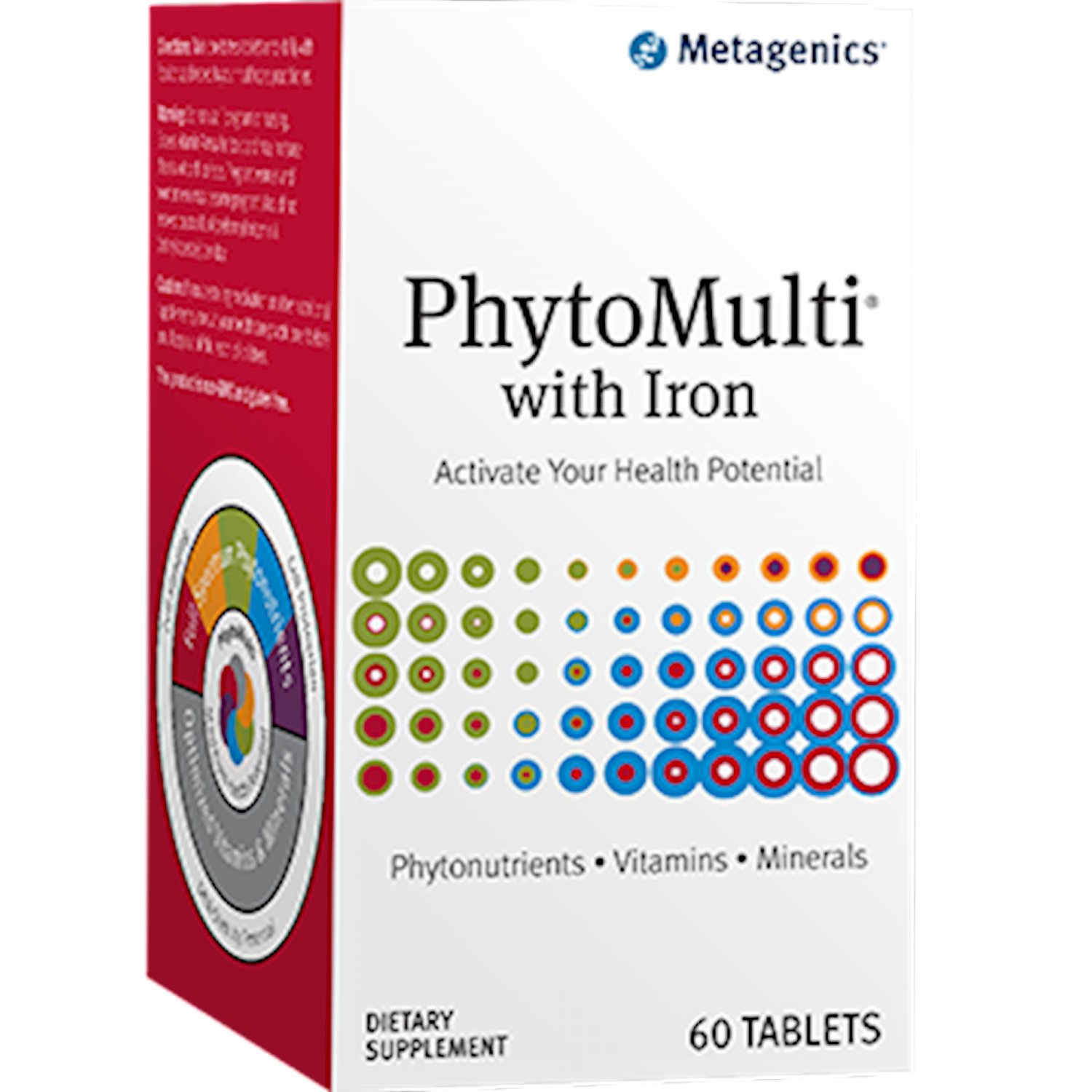 Metagenics PhytoMulti with Iron 60 Tablets - 14 B Day Ship