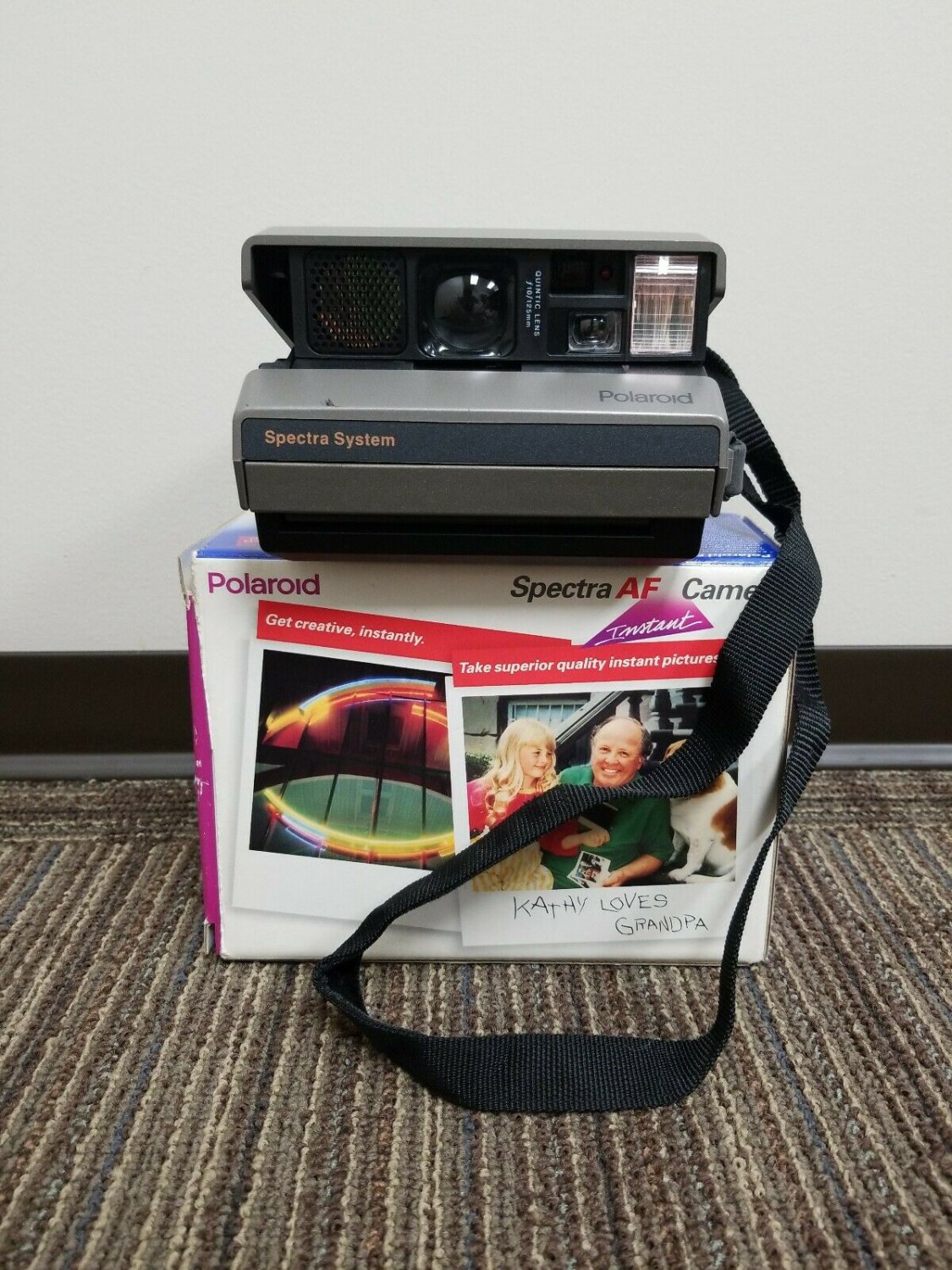 Vintage Polaroid Spectra AF Instant Film Camera