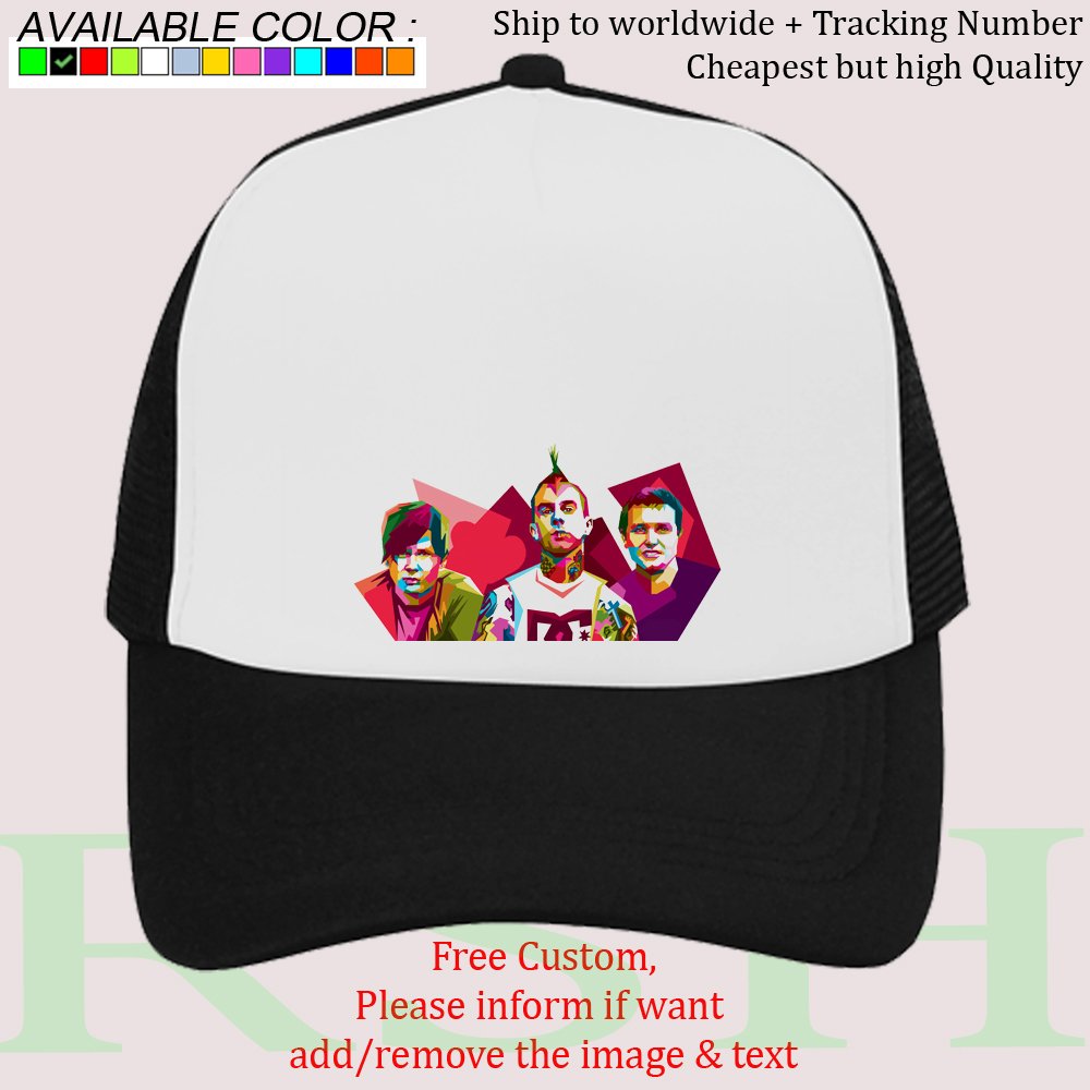 3 Blink 182 Tour Concert Album Hats Caps