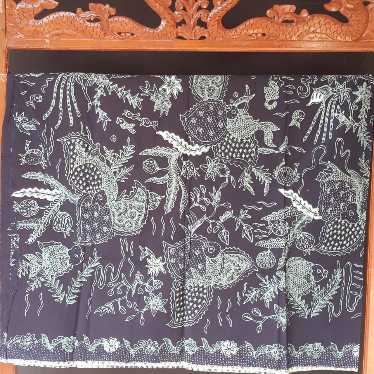 Vintage Indonesian Hand Drawn Javanese Batik Bayat