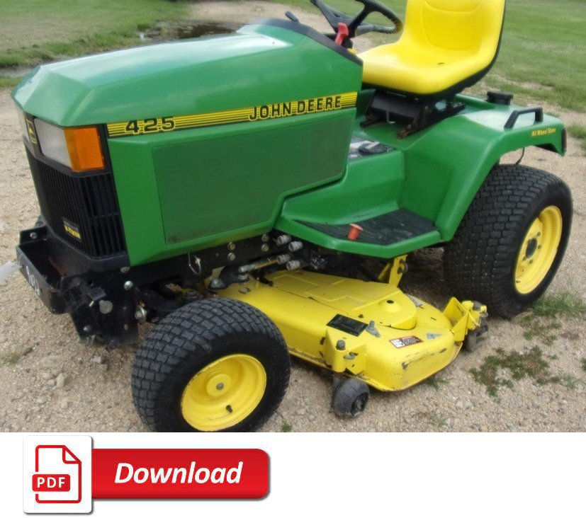 John Deere 425 445 455 Technical Manual TM1517 Instant Download
