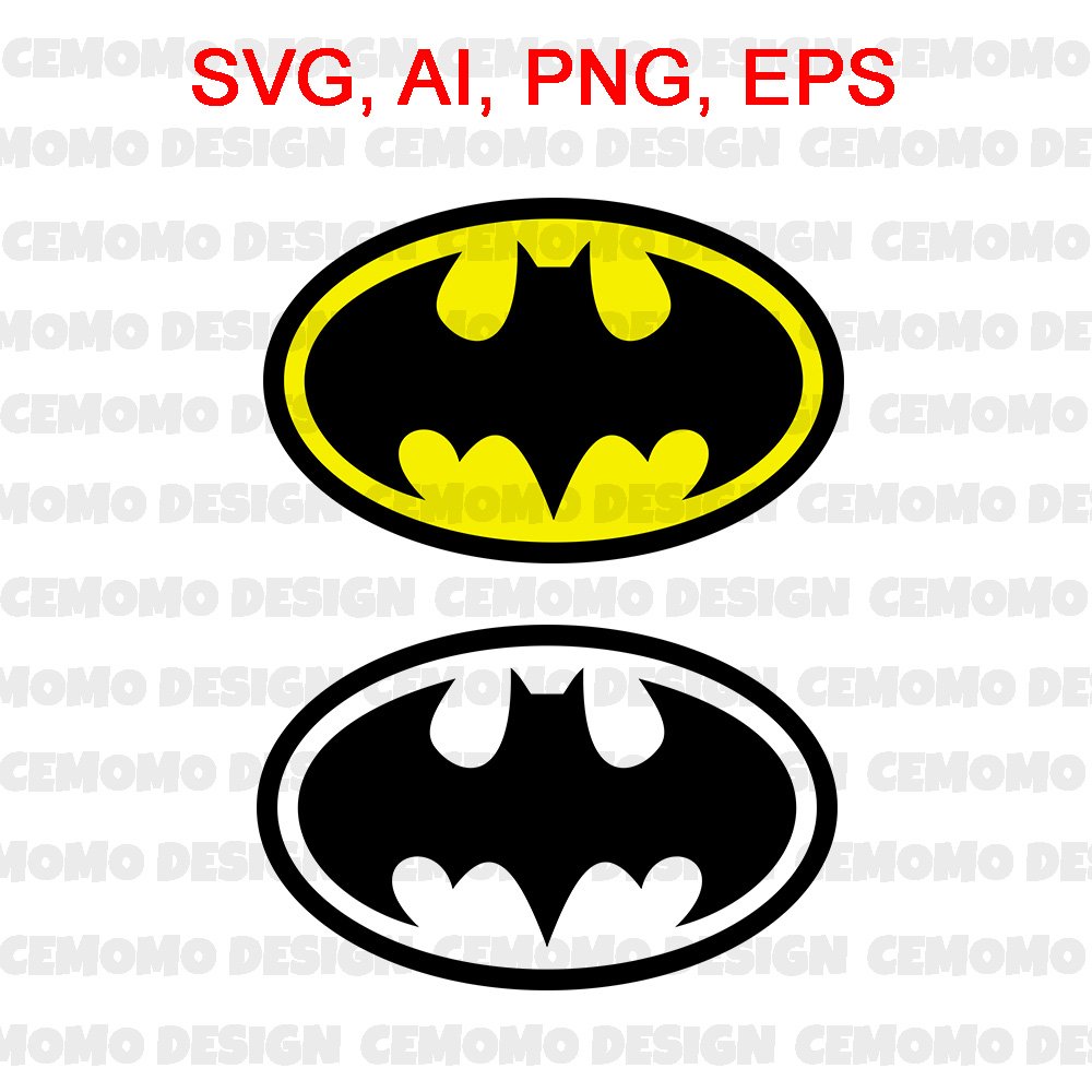 Batman SVG Batman Logo SVG Dark Knight SVG Superhero SVG DC Superhero SVG