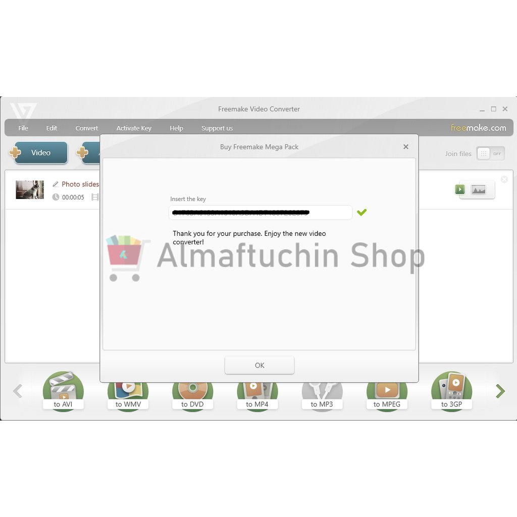 License Freemake Video Converter Mega Pack Lifetime 1 PC