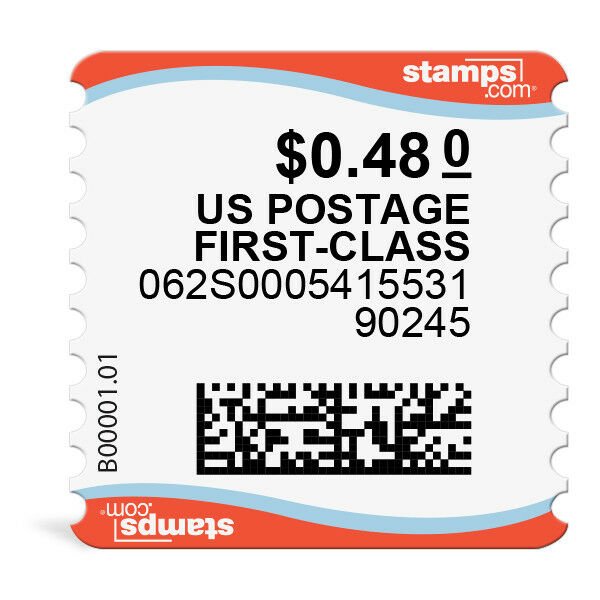 NEW Stamps Blank Original NetStamps Labels 50 Unused Sheets 1250 Stamps ...