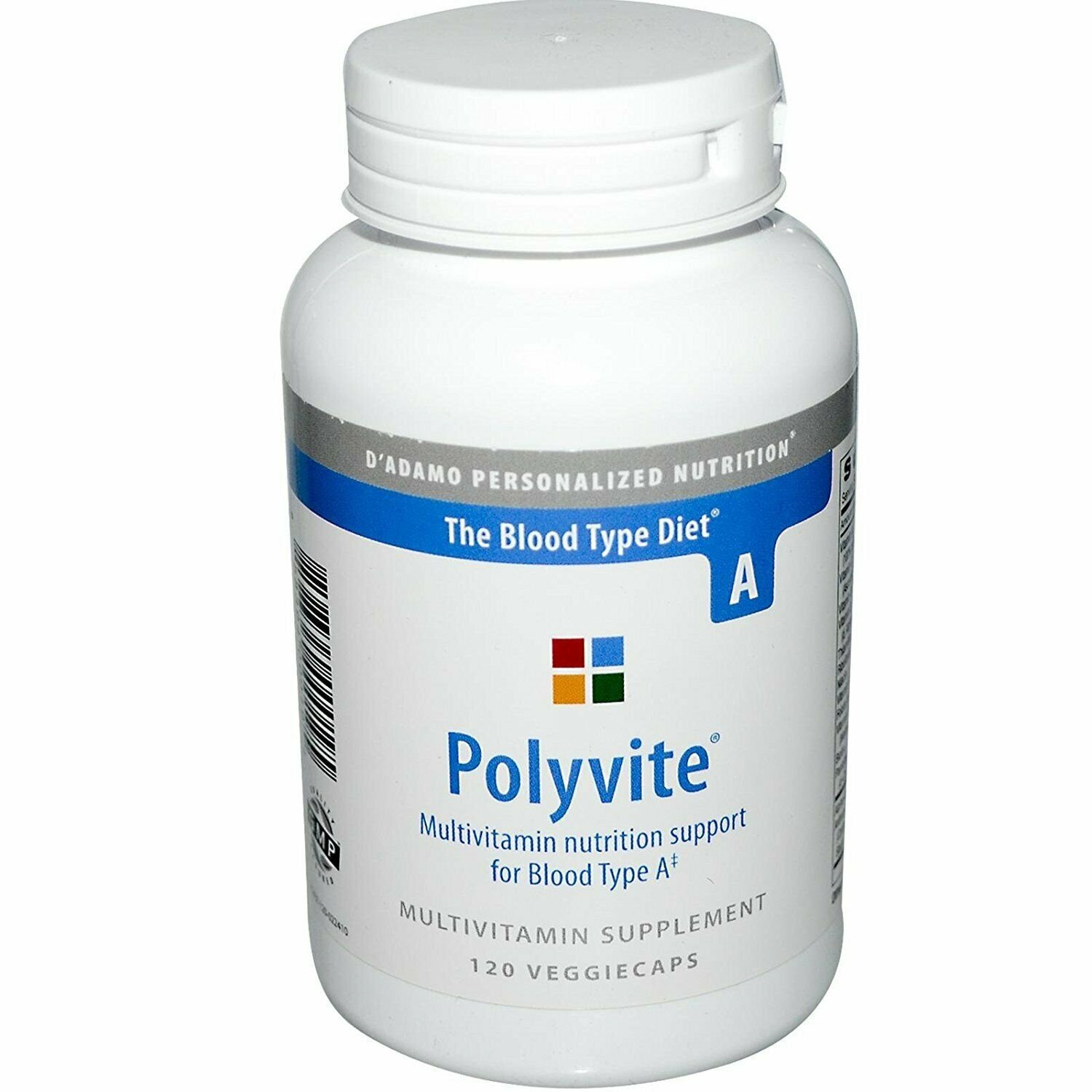 D'Adamo Personalized Nutrition Polyvite A, 120 Count