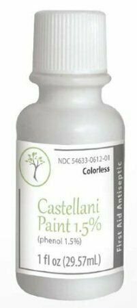 Castellani Paint Phenol 1.5 Percent Modified Colorless First Aid ...