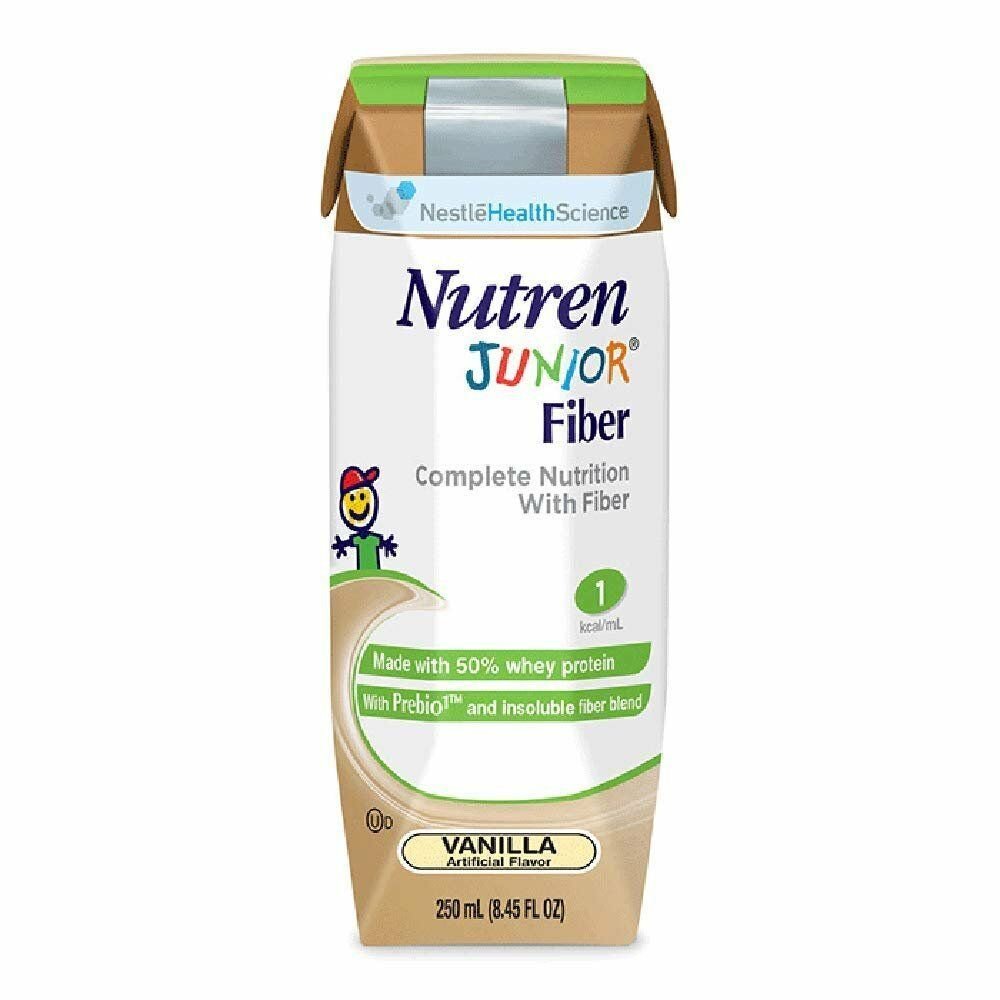 Nutren Junior with Fiber, Nutren Jr W-Fiber Van 250ml, (1 CASE, 24 EACH)