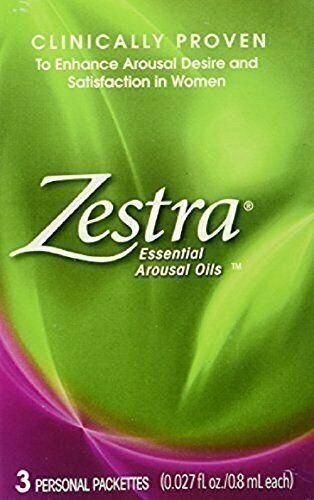 Zestra Clinically Proven Essential Arousal Oils Personal Packettes 3 ct ...