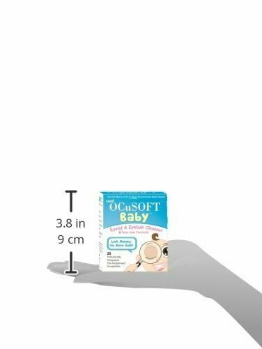 OCuSOFT Baby Eyelid and Eyelash Cleanser, Pre-Moistened Towelette, 20 Count