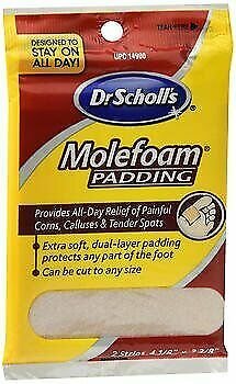 Dr. Scholl's Molefoam Padding Strips - 2 each, Bulk Pack of 6