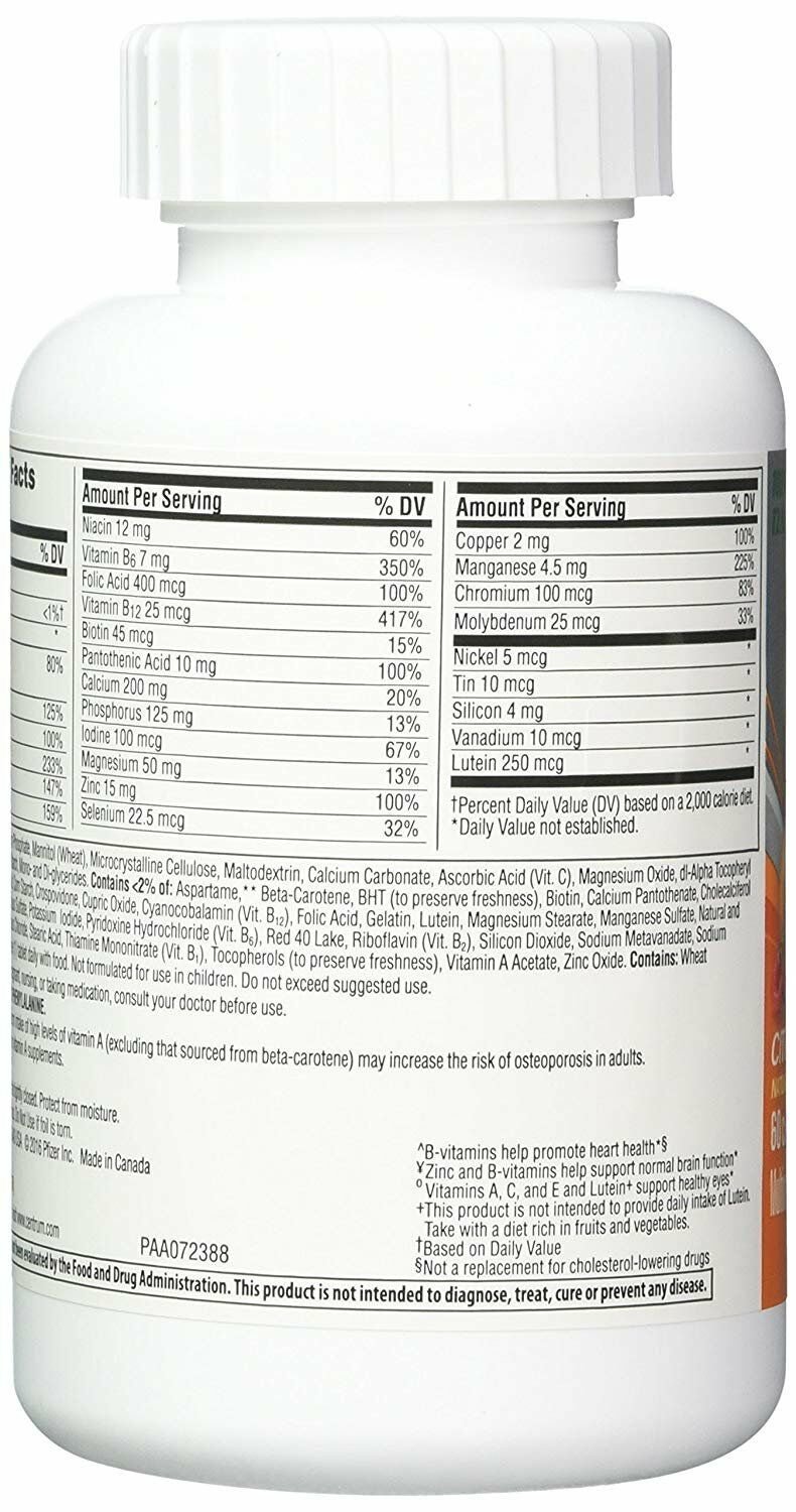 Centrum Silver Adult (60 Count) Multivitamin / Multimineral Supplement...