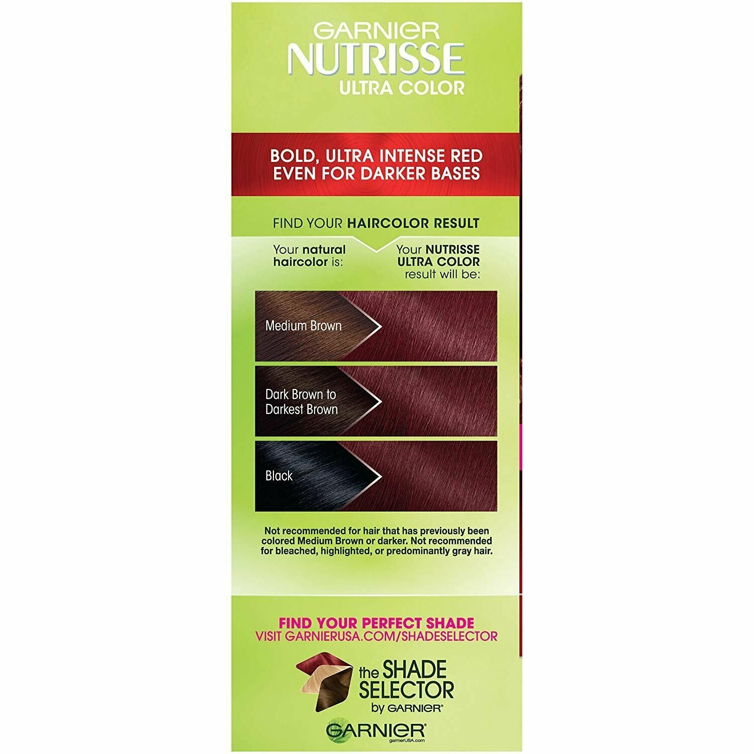 Garnier Nutrisse Ultra Color Nourishing Permanent Hair Color Cream, R2 ...