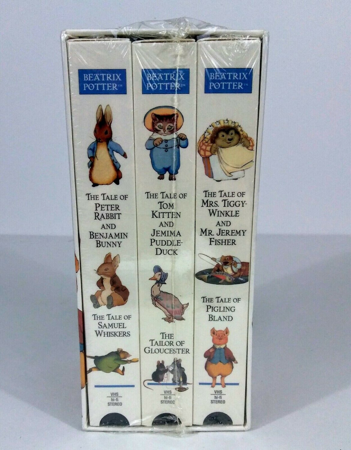 The World Of Peter Rabbit VHS Set of Six Tales by Beatrix Potter New