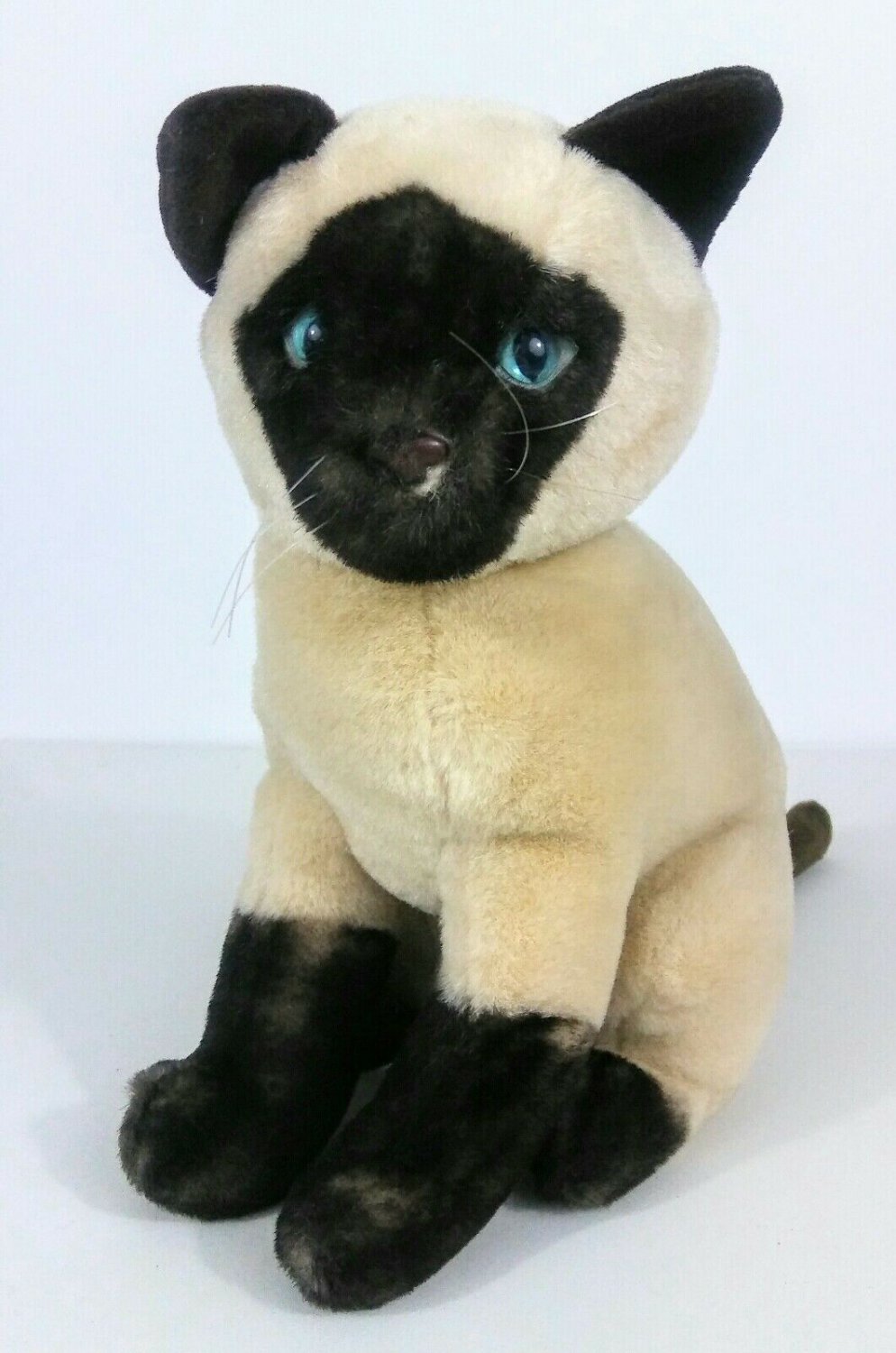 Vintage Siamese Cat Plush Stuffed Toy Dakin 1989