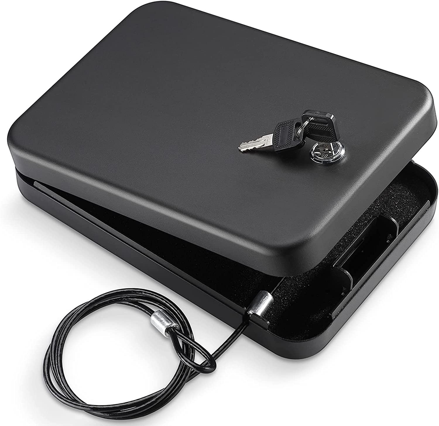 New Pistol Safe Portable Travel Gun Safe Handgun Lock Box Safes for ...