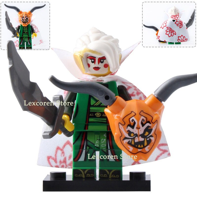 Princess Harumi with Mask Ninjago Temple of Resurrection Minifigures Toy