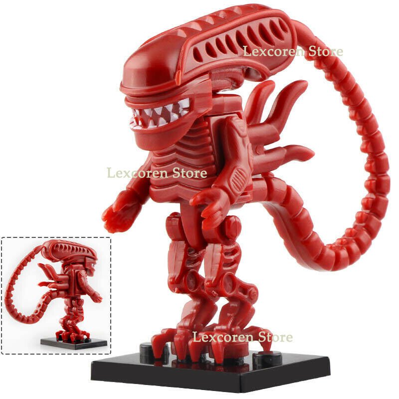 Blood Red Alien Xenomorph (Covenant) Monster theme Minifigures Toy New