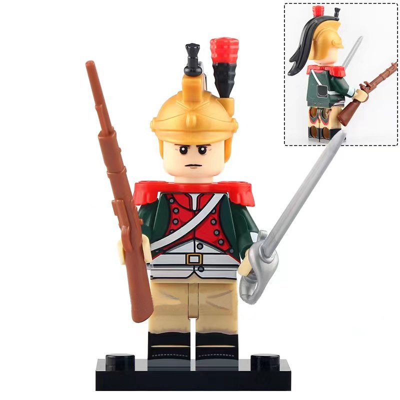 French Dragoon Soldier The Napoleonic Wars Minifigures Building Toys