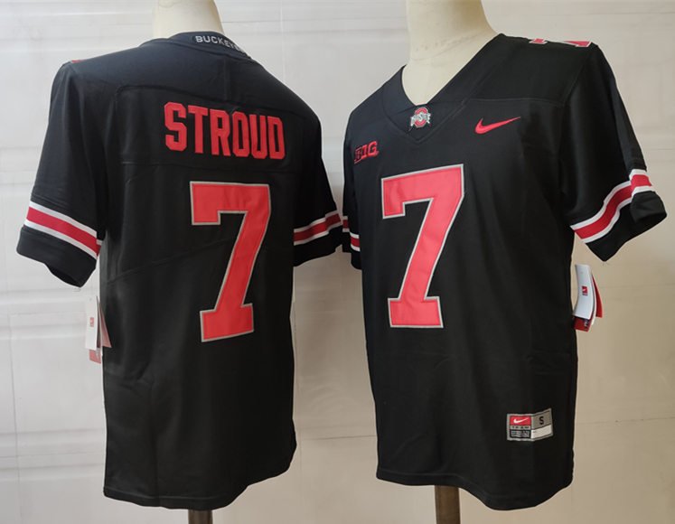 men's & youth Football Ohio Buckeyes Uniform #7 C.J. Stroud Jerseys ...