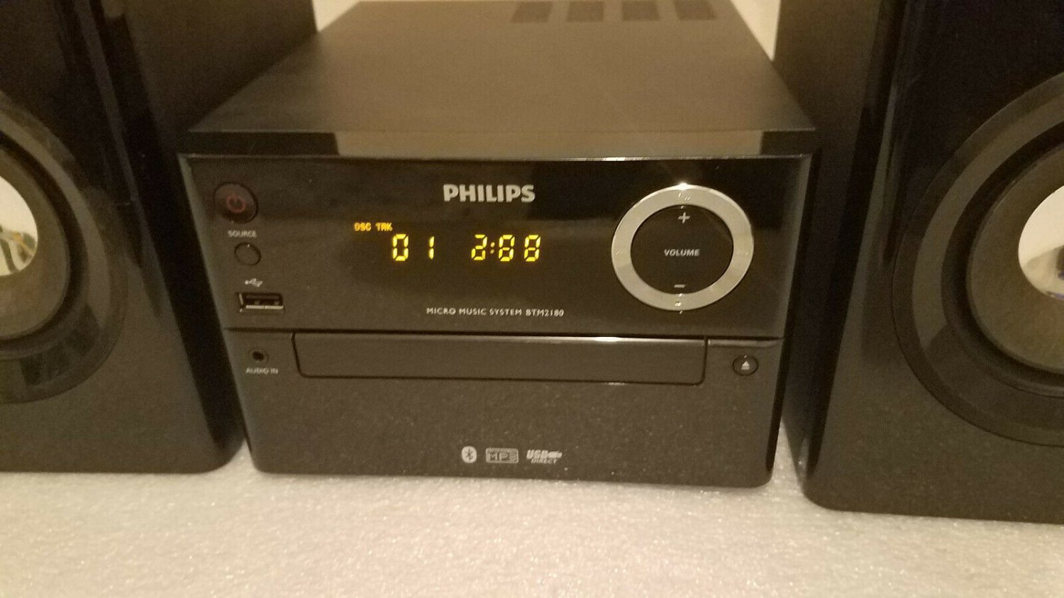 ⭐Philips CD USB Bluetooth MP3 iPhone Wireless Micro Music Stereo Sys ...