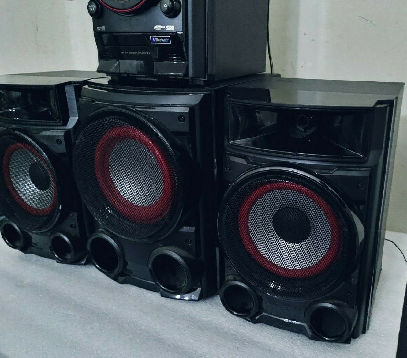 ⭐LG CD AM/FM Aux Bluetooth Record to USB Bass Home Hi-Fi Audio Receiver ...