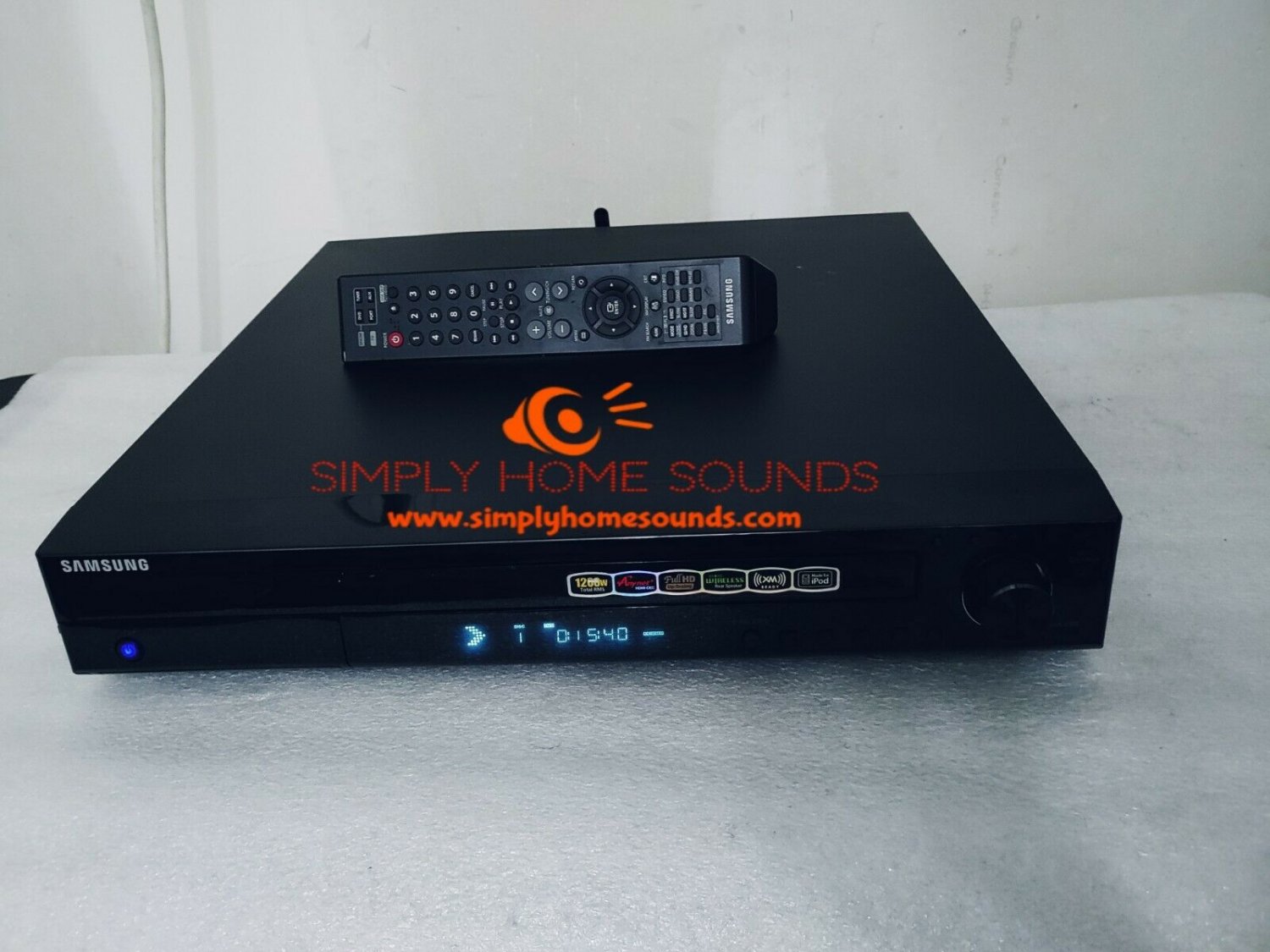 ⭐Samsung 5-DVD/CD AM/FM 5.1Ch 1200W HDMI XM Home Theater Receiver Amp ...