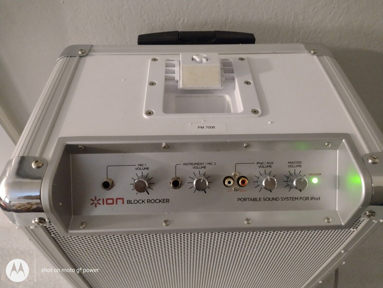 ⭐ION Audio Block Rocker Portable Sound System For iPod With Mic ...