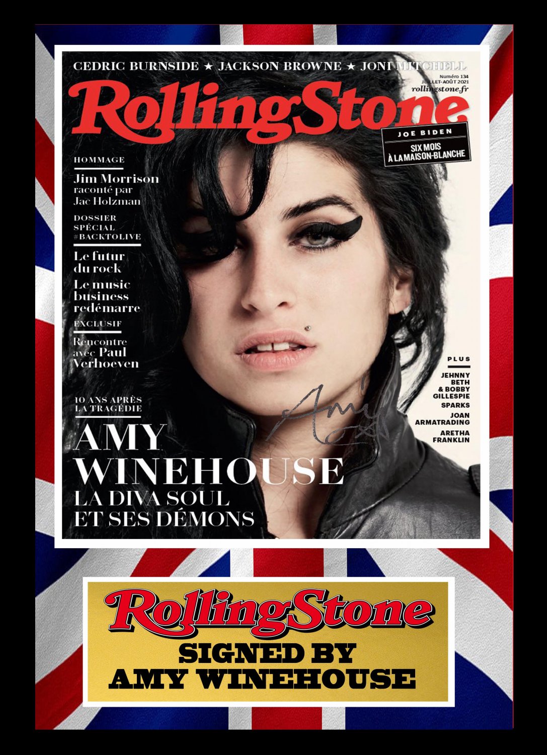 amy winehouse signed disc