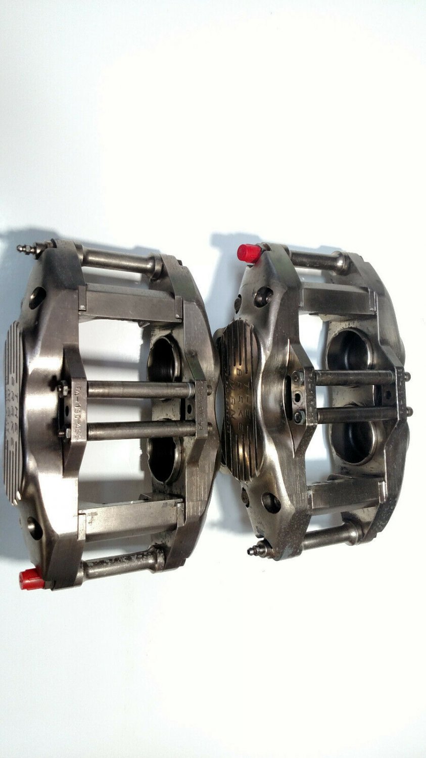 TBM F4 Forged Racing Brake Calipers 4 - 1.875 Piston F4-187-4SS Lug ...