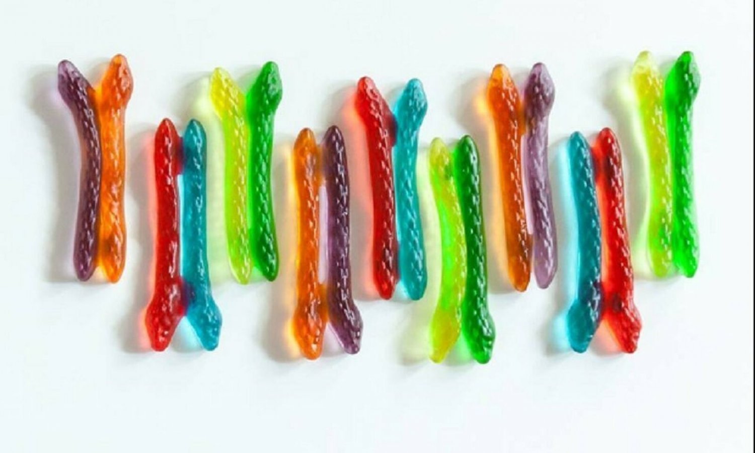 Haribo Gummi Candy, Twin Snakes Sweet & Sour, 5 oz. Bag (Pack of 12)