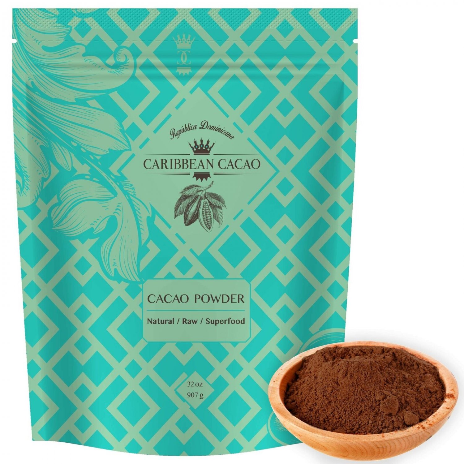Caribbean Cacao Raw Cacao Powder - 2lb - From our exclusive source in ...