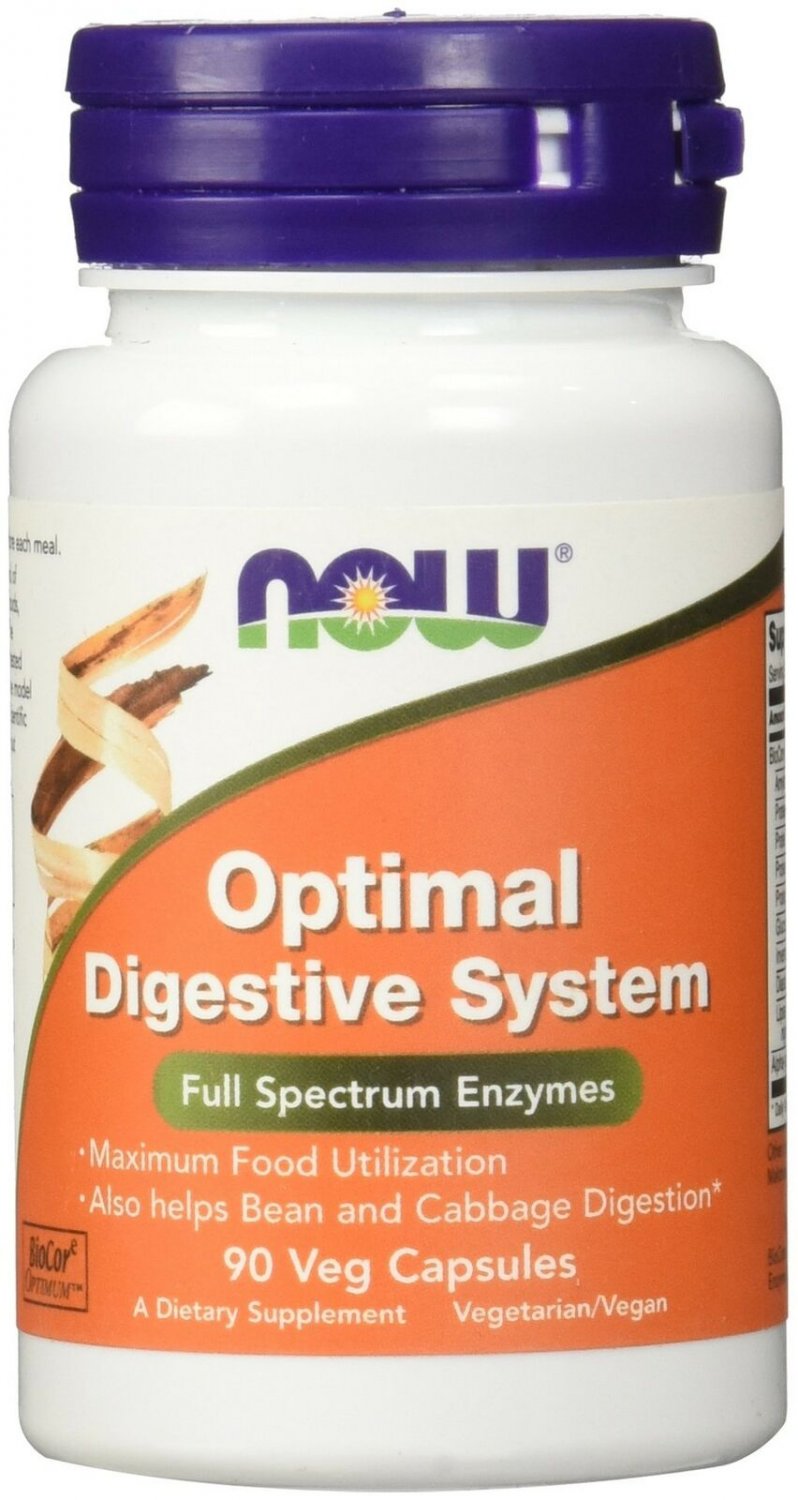Now Supplements, Optimal Digestive System, Full Spectrum Enzymes, 90 ...