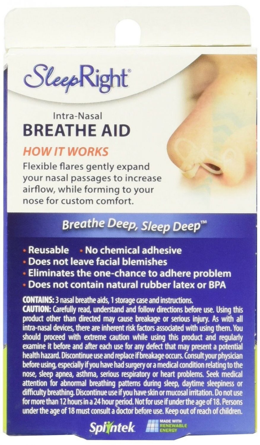 Splintek Intra-Nasal Breathe Aid, 45 Day Supply One Pack