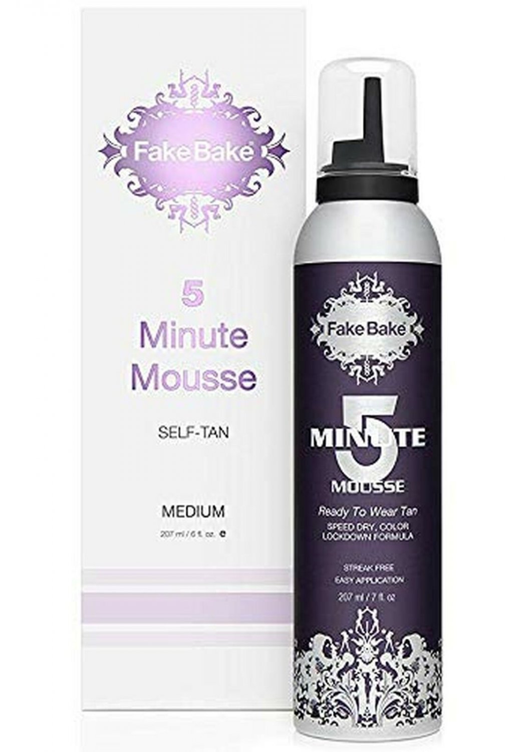 Fake Bake 5 Minute Mousse Instant Sunless Self Tanning | Super Quick ...