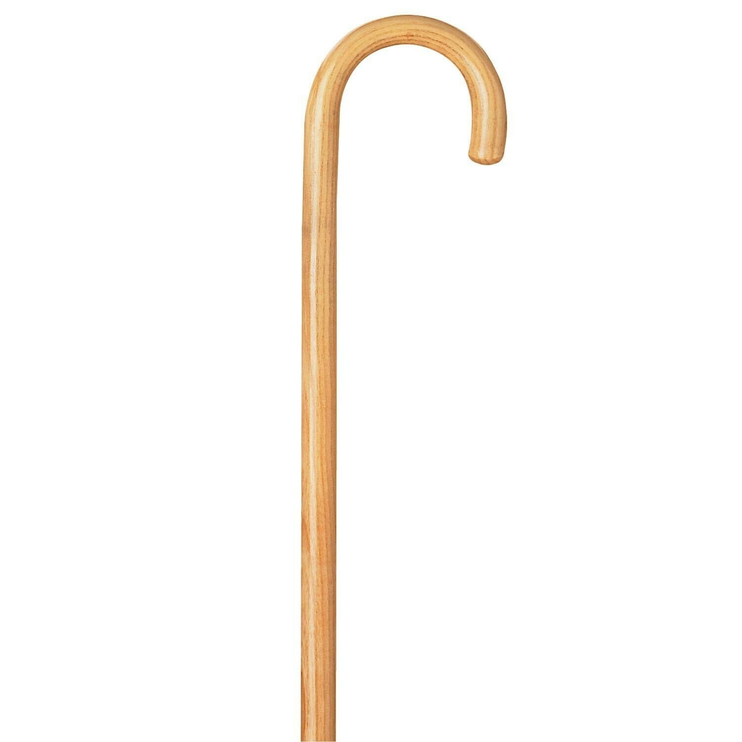 Carex Wooden Walking Cane - Round Handle Wood Cane With Natural Ash ...